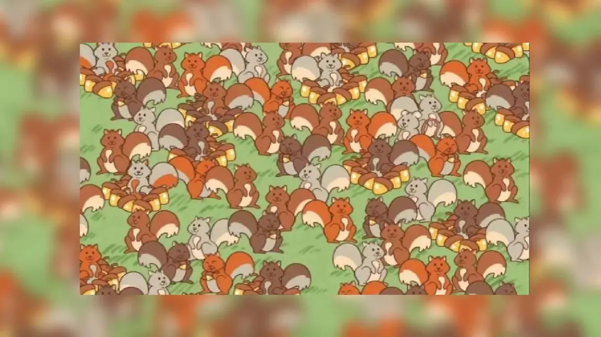 Tierisches Gewusel: Wer findet in diesem Suchbild die Maus zwischen den ...