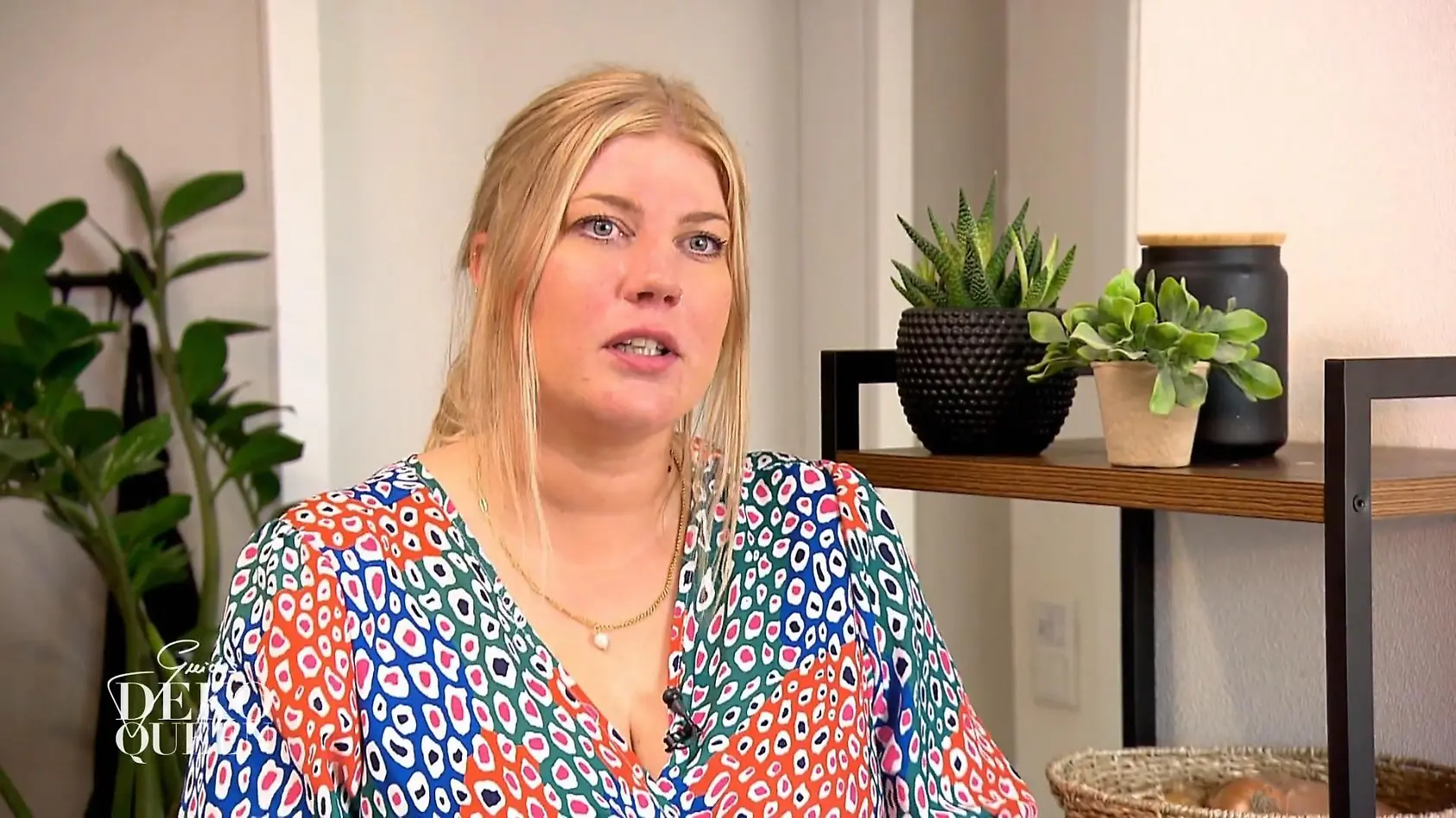 In ihrer Wohnung: Melanie hat viel selbst gestaltet