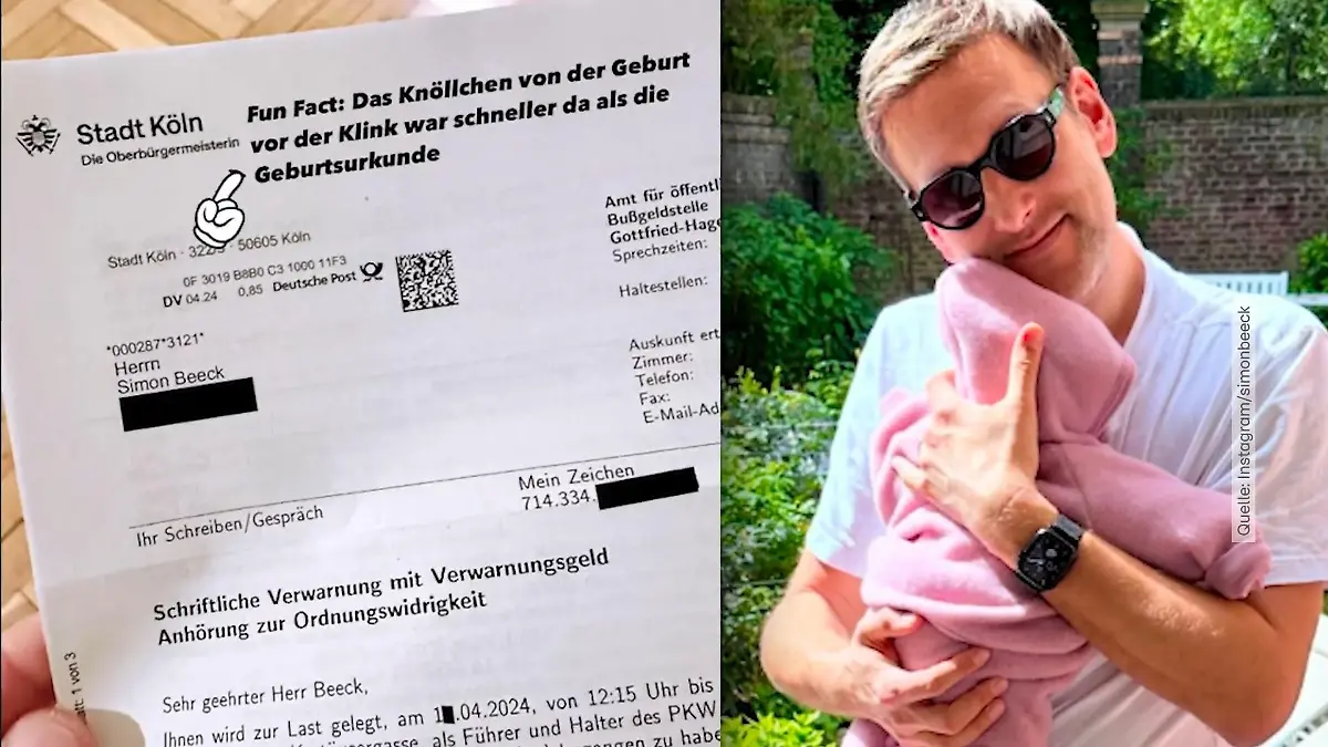 RTL-Moderator Simon Beeck im großen Baby-Talk: Knöllchen vor Geburt ...