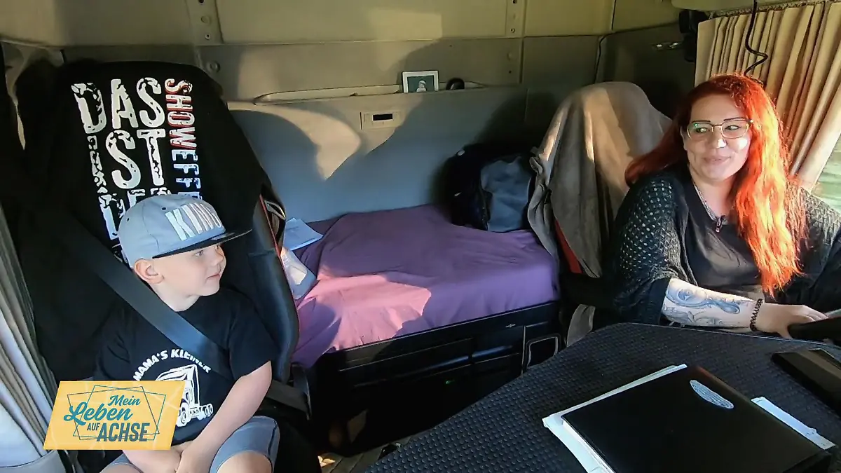 Ihr Sohn ist auch begeisterter Truck-Fan: Vivi macht sich bereit für ...