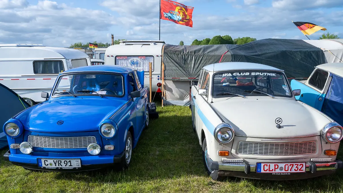 Trabant-Fans treffen sich in Anklam