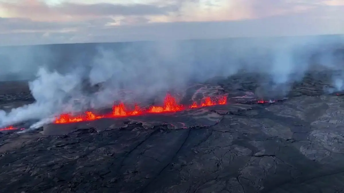 Besonderes Naturspektakel: Vulkan Kilauea auf Hawaii ausgebrochen