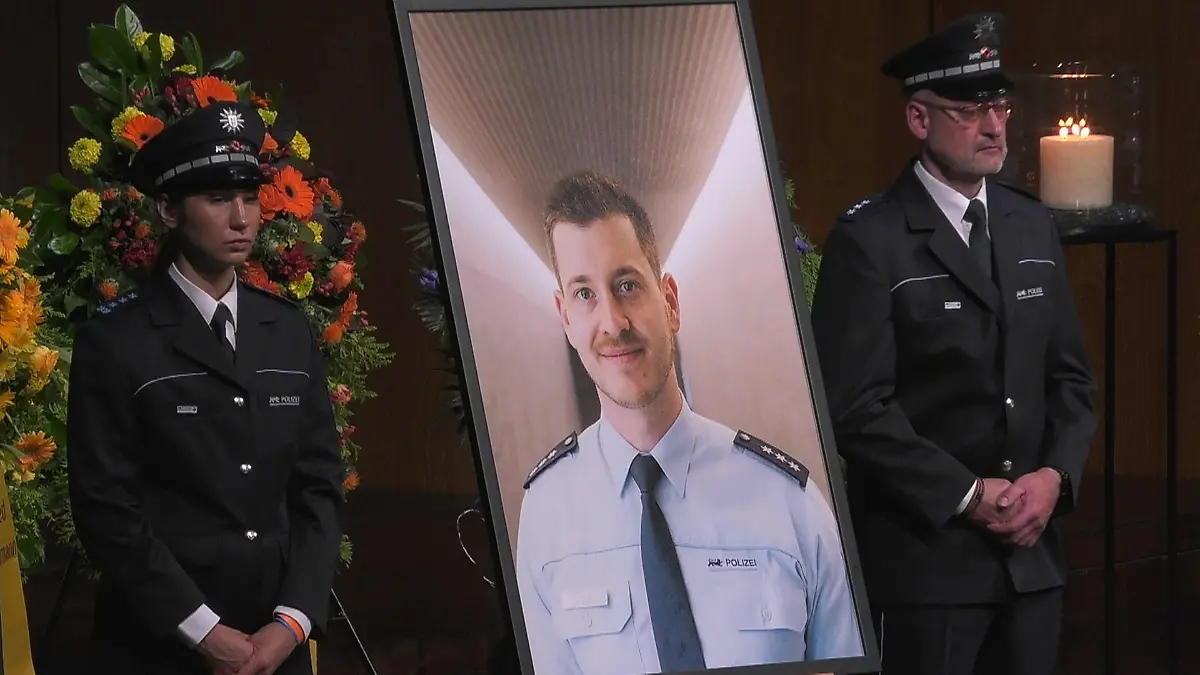 Getöteter Polizist Rouven Laur: Der Trauerbrief seiner Familie im Wortlaut