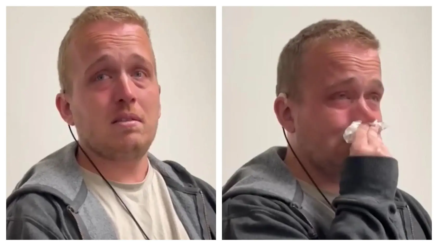 Plötzlich schießen ihm Tränen in die Augen!: Aric (28) kann zum ersten ...