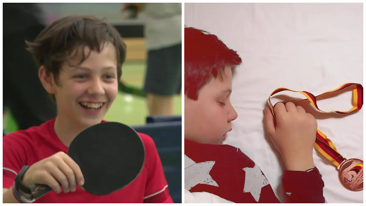 Rollstuhlfahrer lebt seinen Tischtennis-Traum: Eliah (11) ist nicht zu ...