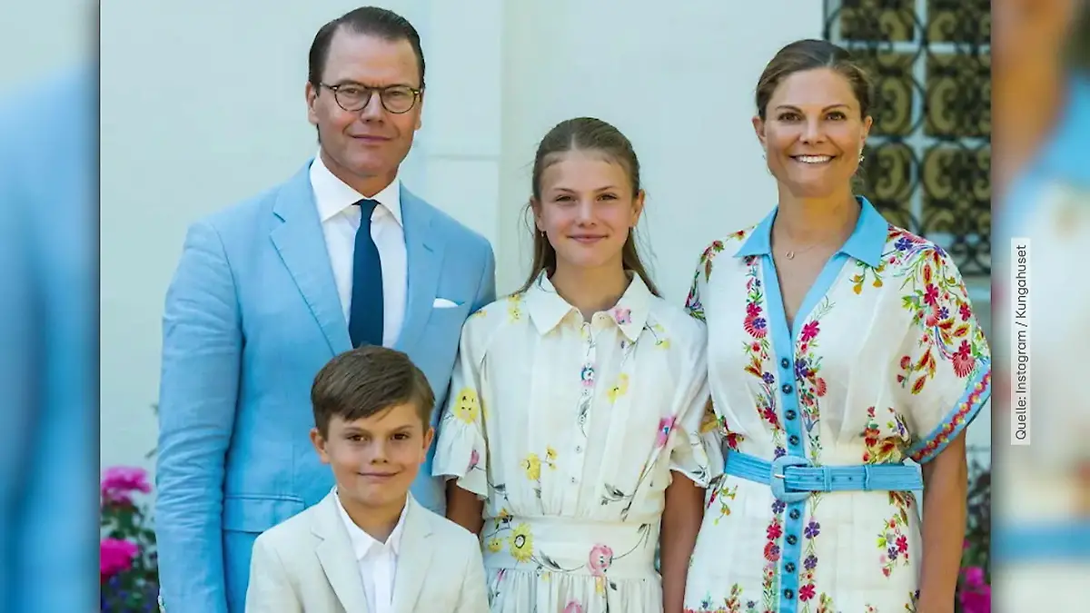 Feier zum 47.: Mini-Royals stehlen Mama Victoria am Geburtstag die Show