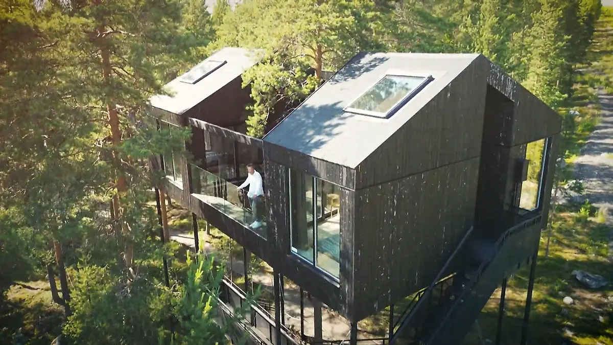 Schwebende Luxusherberge: Treehotel öffnet für uns exklusiv seine ...