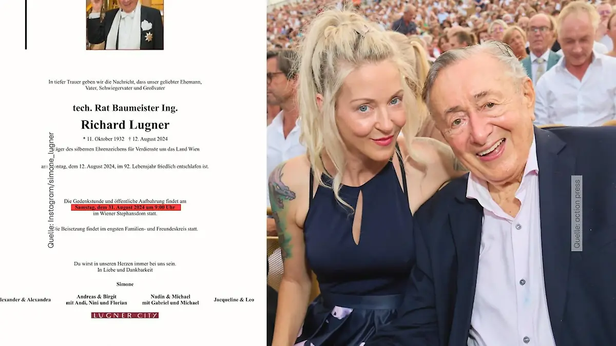 Richard Lugner: Trauerzug durch Wien? Abschied vom „Mörtel” wird ...