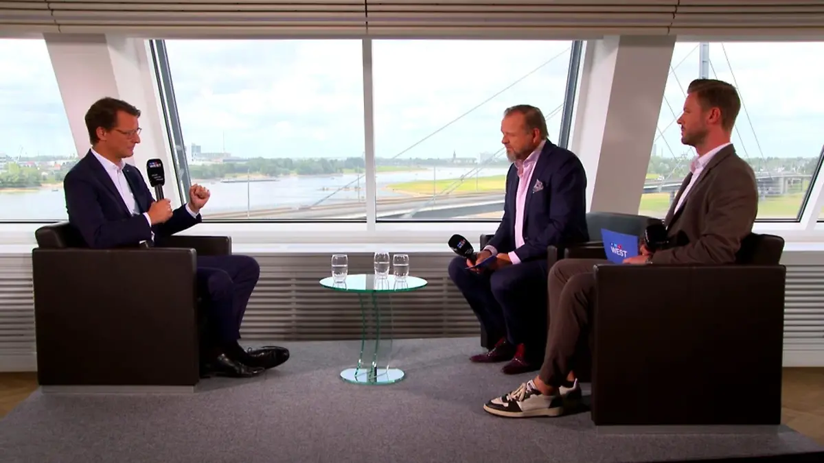 RTL WEST Sommerplausch: Interview mit Hendrik Wüst (CDU)