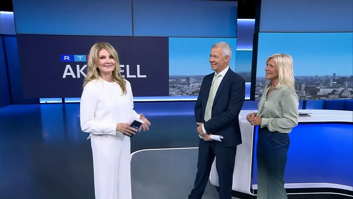 Überraschung für Peter und Ulrike: Frauke Ludowig kapert die letzte RTL-Aktuell-Sendung!