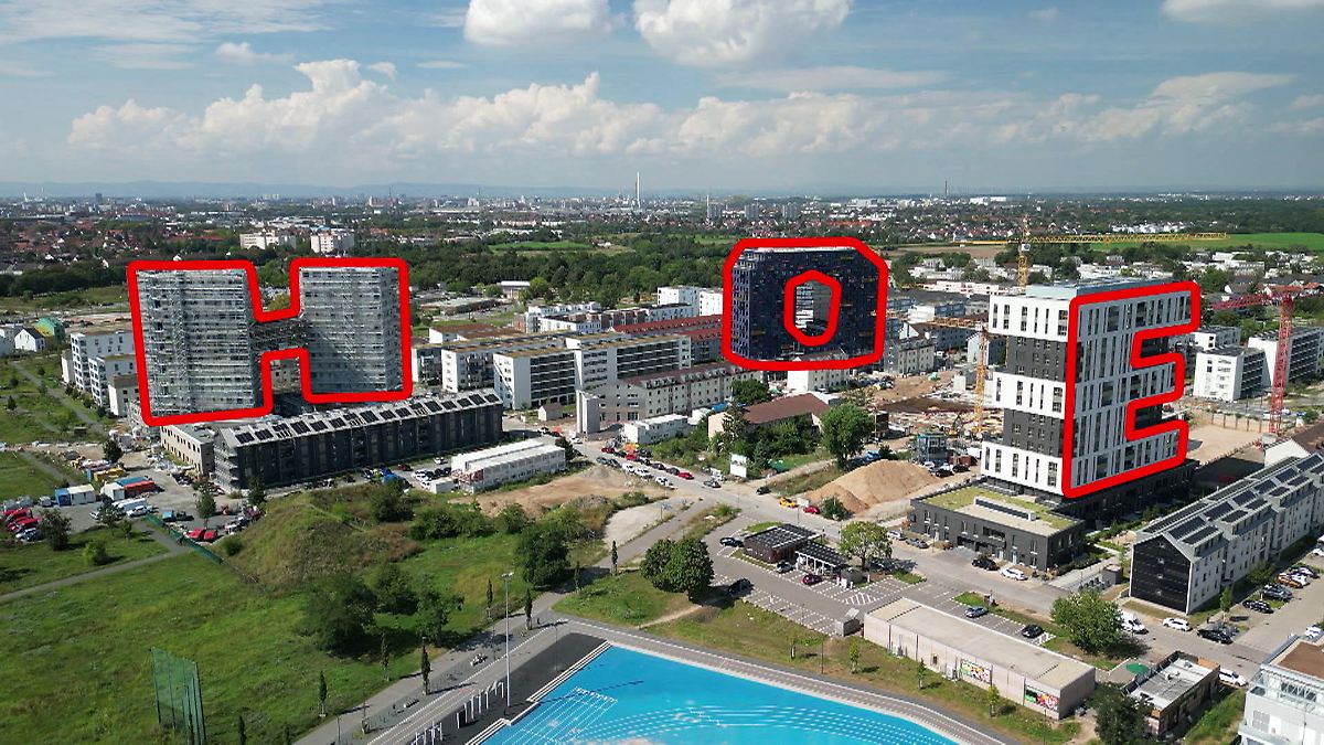 Franklin-Siedlung in Mannheim: „HOME” sollte es heißen - doch jetzt lacht ganz Deutschland