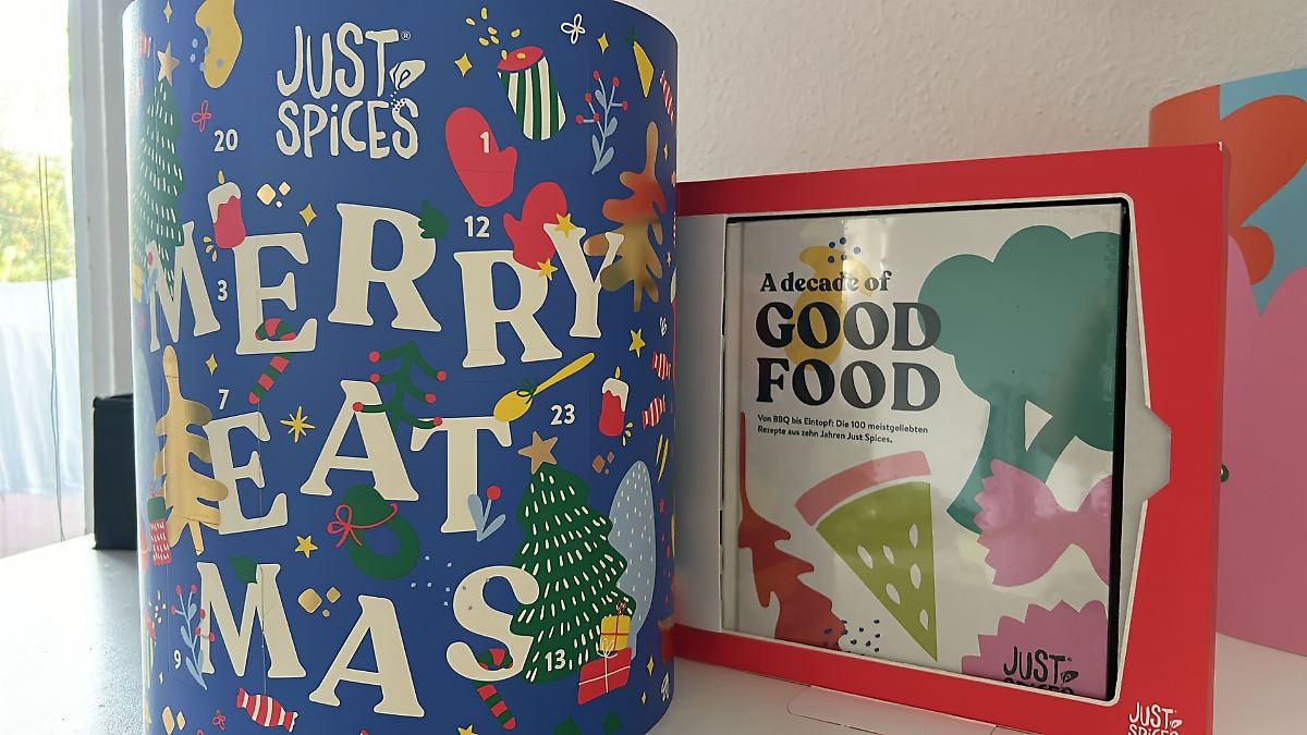 Wir haben den neuen Adventskalender von Just Spices ausgepackt