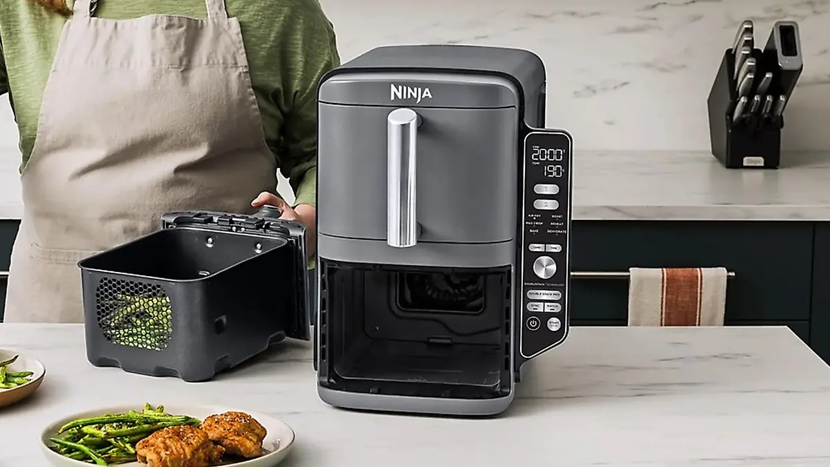 Was hat die neue Ninja-Double-Stack-Heißluftfritteuse drauf?