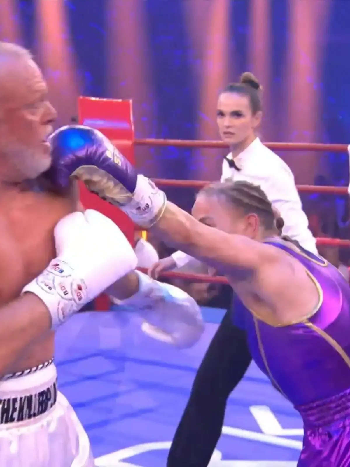 DER CLARK FINAL FIGHT | Boxkampf Stefan Raab gegen Regina Halmich