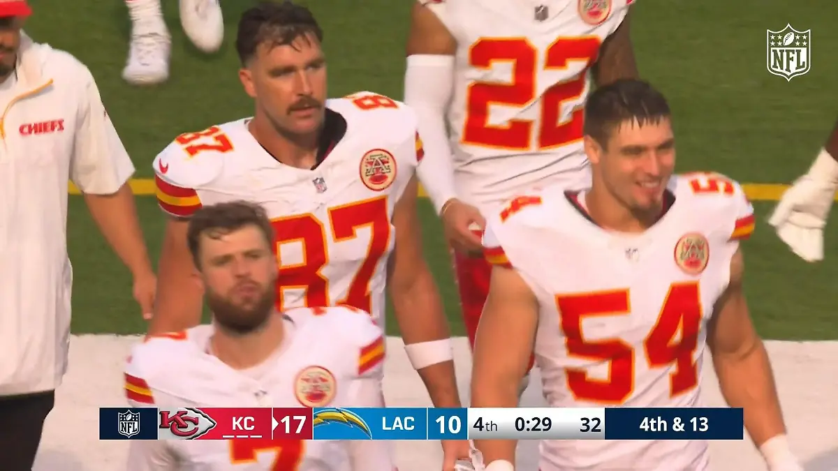 Die Highlights im Video: Mahomes-Kelce-Kombination rettet Chiefs!