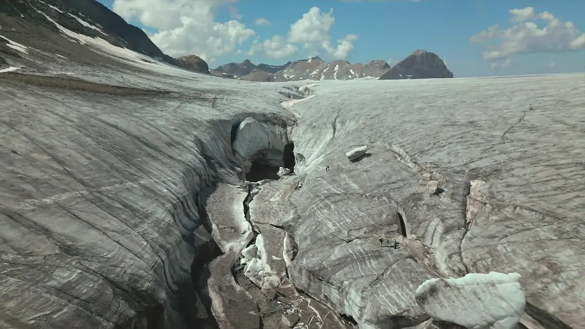Klimawandel in den Alpen bedroht Gletscher: Schönheit und Gefahr des ...