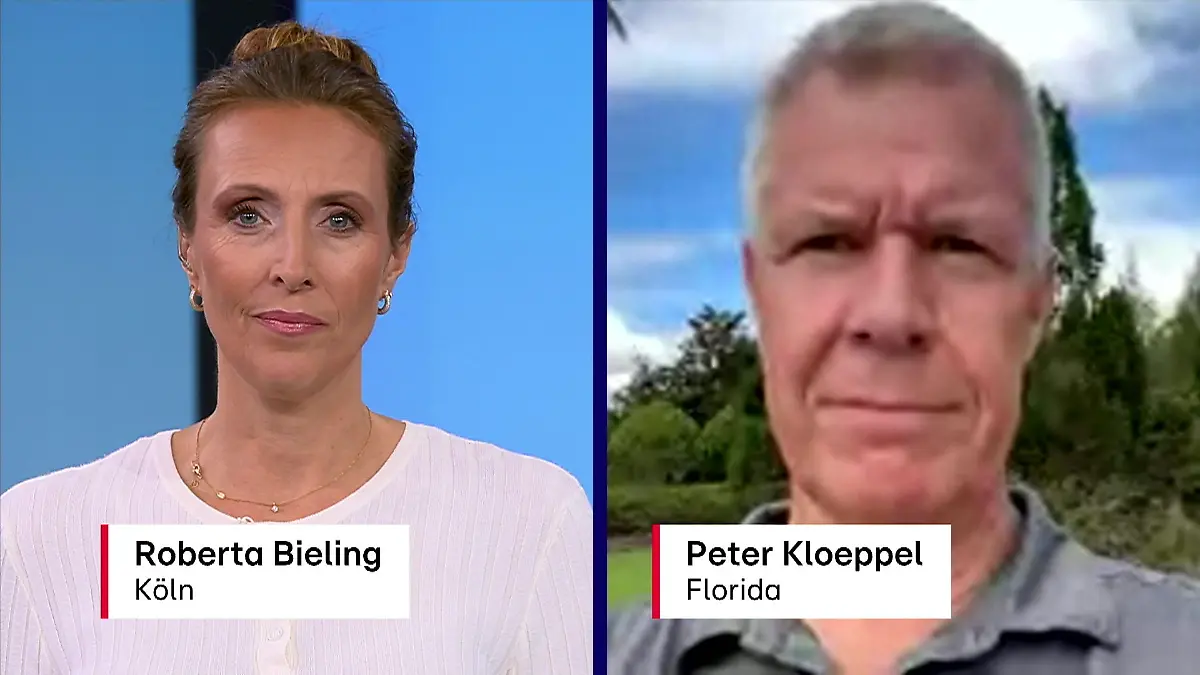 Hurrikan Milton trifft auf Florida: Peter Kloeppel berichtet aus dem ...