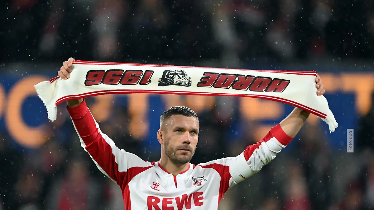 1. FC Köln: Poldi feiert Abschied