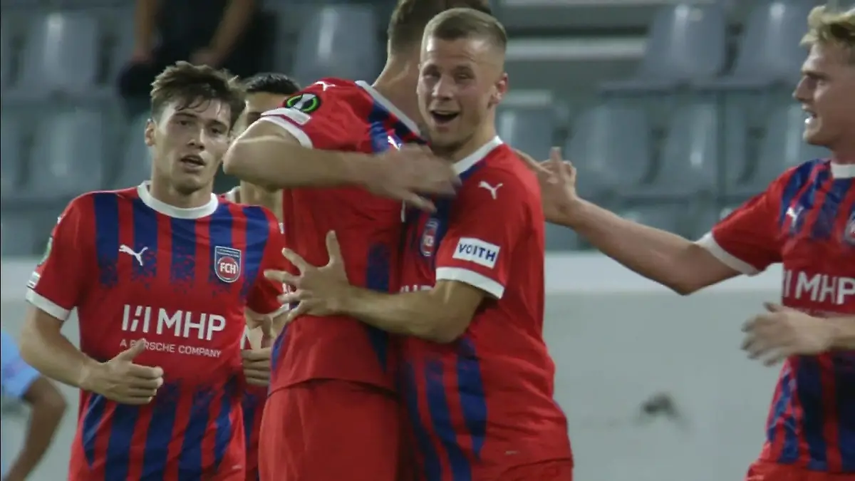 Conference League bei RTL: Mainka lässt Heidenheim jubeln