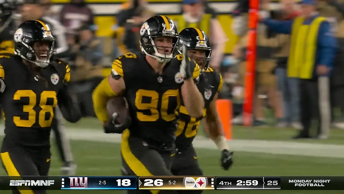 Die Highlights im Video: Spektakulärer Punt-Return! - Steelers schlagen Giants