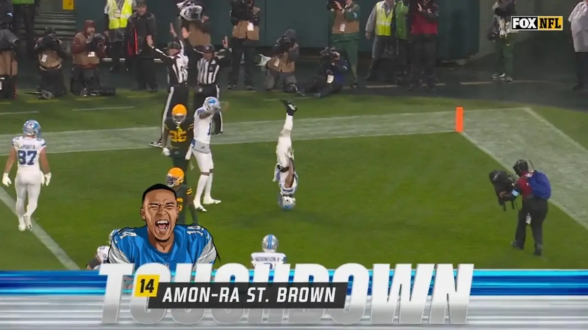 NFL-Star Amon-Ra St. Brown provoziert die Packers vor dem Spiel - und legt dann auf dem Feld nach