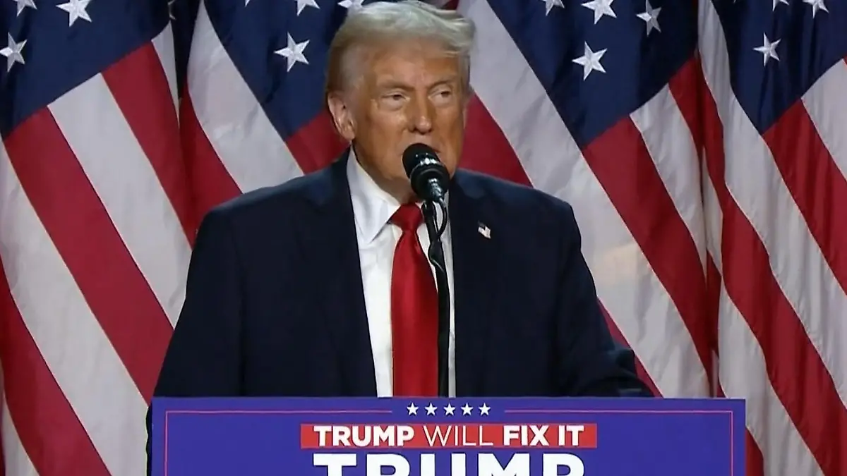 ,,Wir werden unser Land wieder heilen": US-Wahl 2024: Donald Trump feiert sich als Wahlsieger