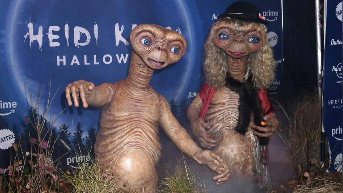 Heidi Klum und Tom Kaulitz litten in ihren E.T.-Kostümen