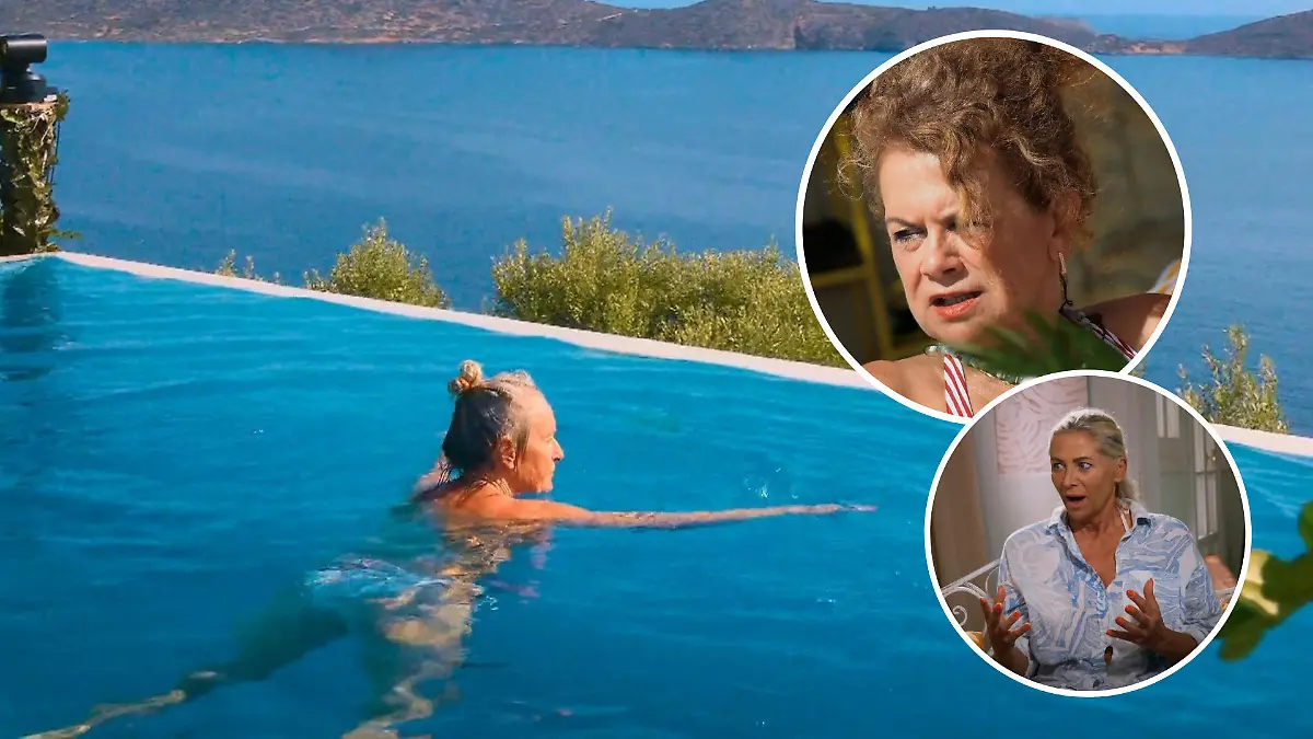 Badespaß beim „Golden Bachelor“: Oben ohne in den Pool! Diese Szene ...