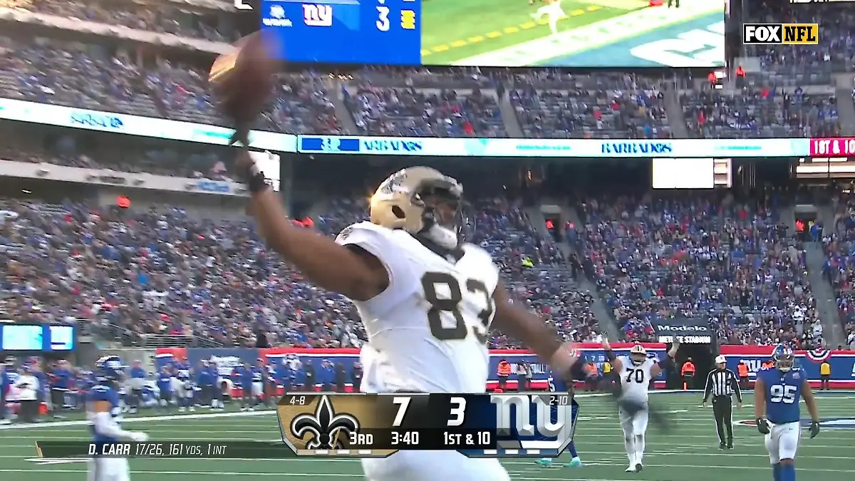 Die Highlights im Video!: Saints mit knappem Erfolg gegen Giants