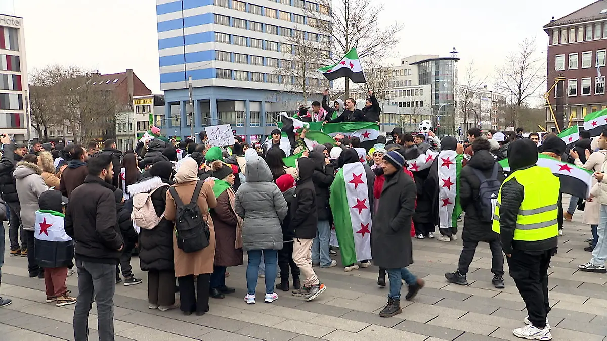 Duisburg: Demo nach Assad-Sturz