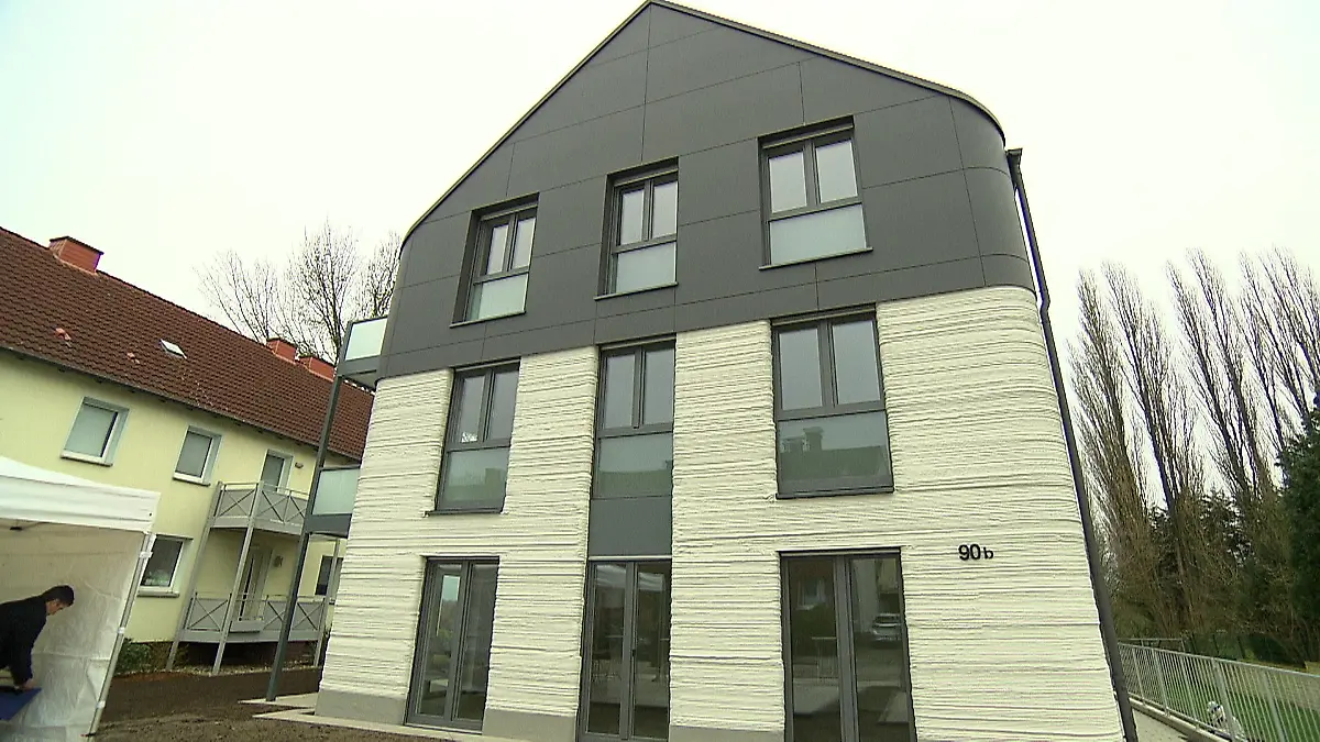 Lünen: Mehrfamilienhaus aus dem 3D-Drucker ist fertig