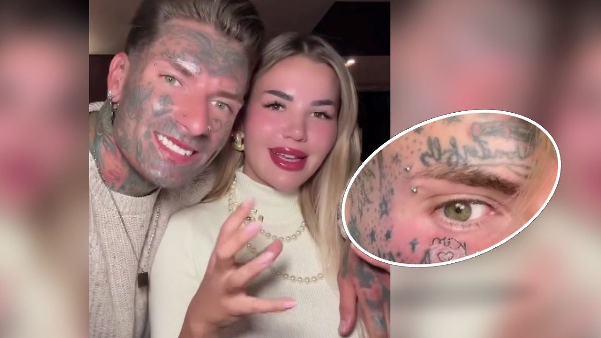 Kim Virginia: Neuer Freund Nikola Glumac tätowiert sich ihren Namen ins ...