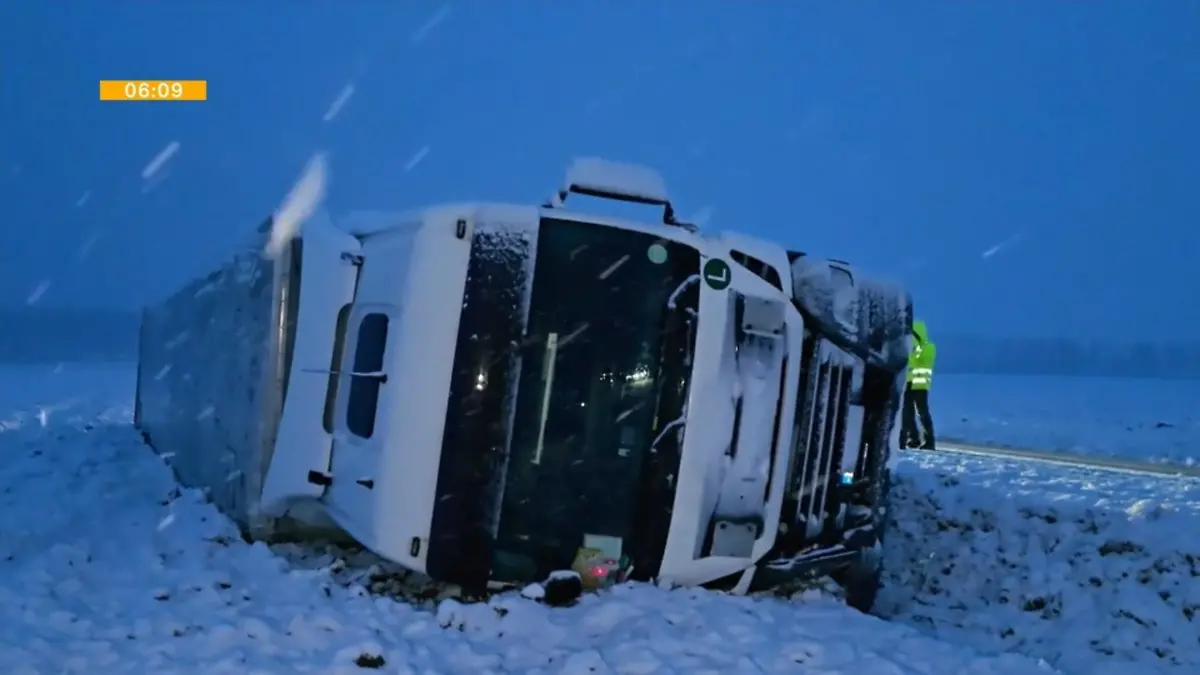 Schnee- und Glatteis-Unfälle in Deutschland