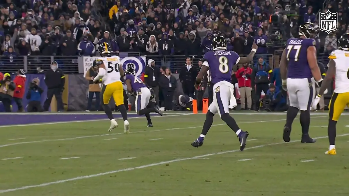 NFL-Playoffs: Lamar Jackson vermöbelt die Steelers - Ravens saustark!