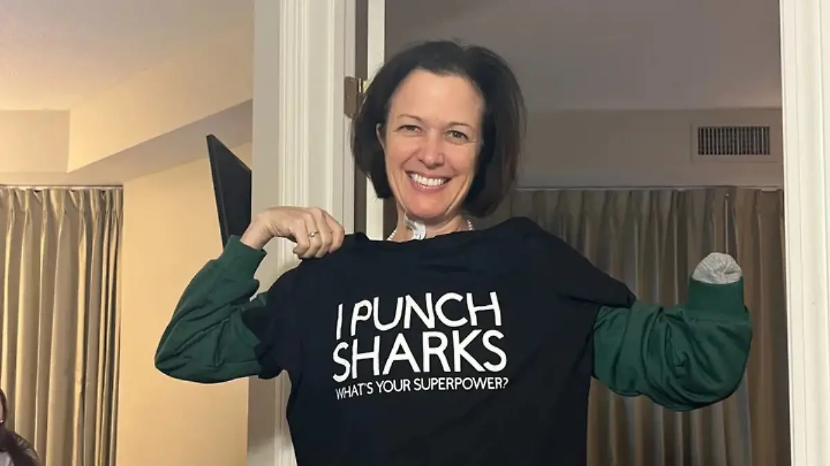 Florida (USA): Dreifach-Mama überlebt Haiangriff – und macht anderen ...