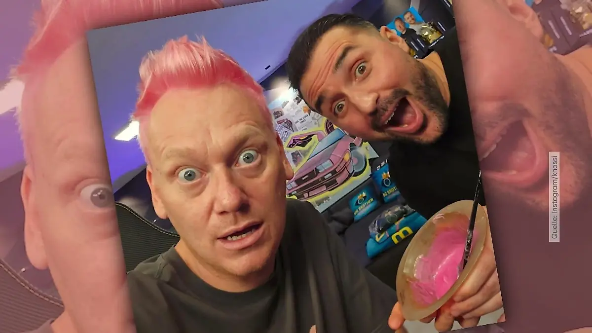 Jens „Knossi” Knossalla hat jetzt pinke Haare
