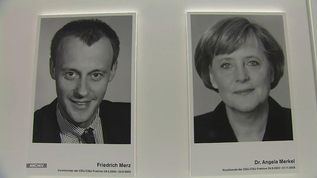Merkel über Merz: Kritik am Unions-Kanzlerkandidaten