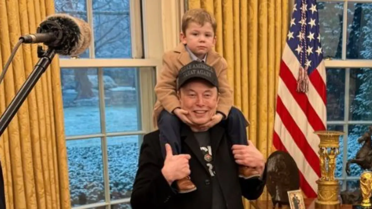 Elon Musks Sohn stiehlt Donald Trump die Show: Faxen im Oval Office!