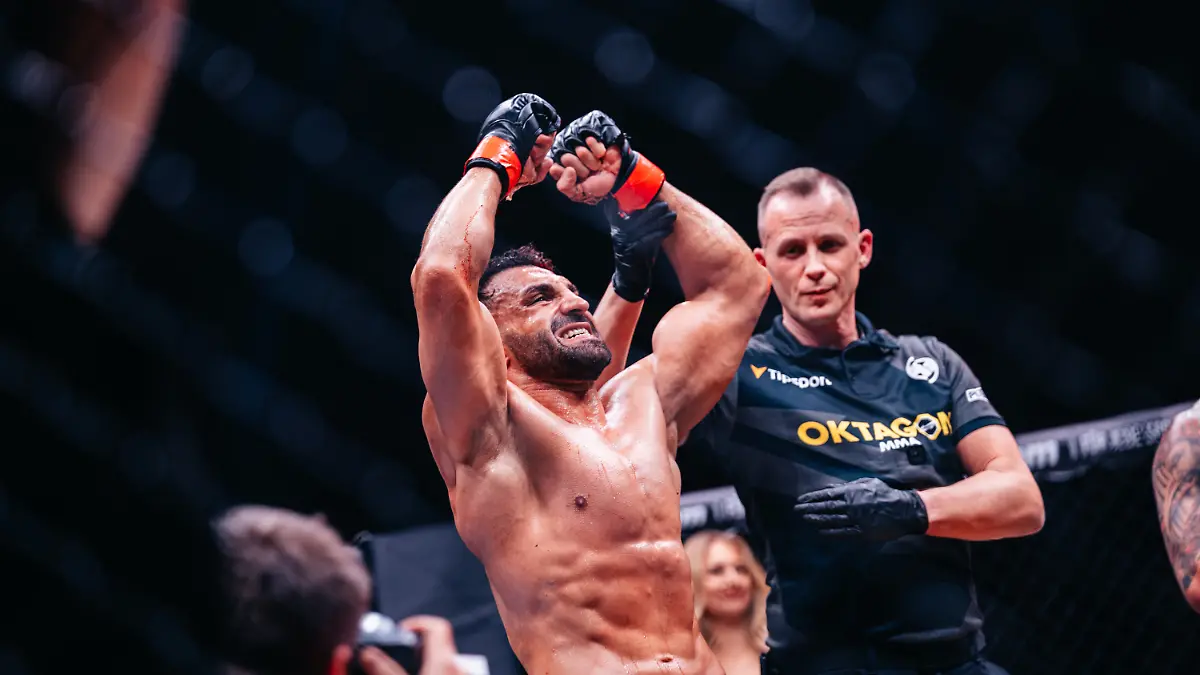 MMA-Oktagon 68 in Stuttgart: Alan Omer feiert Comeback-Sieg nach ...