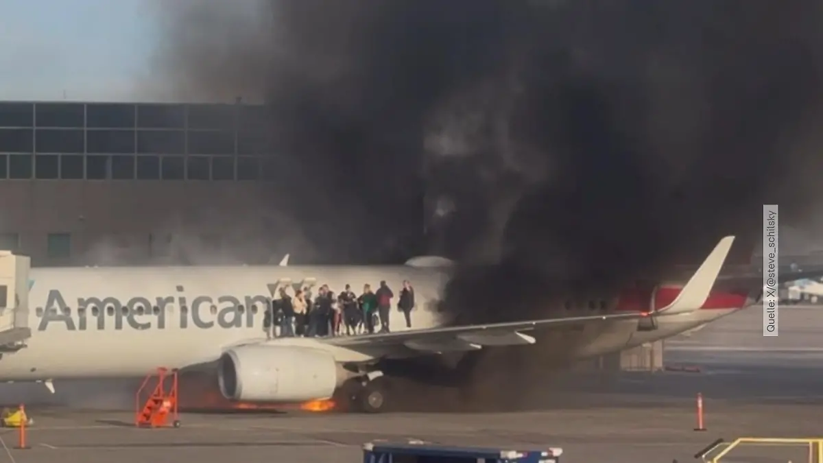 Flughafen Toronto: Delta-Maschine liegt nach Crash bei der Landung auf ...