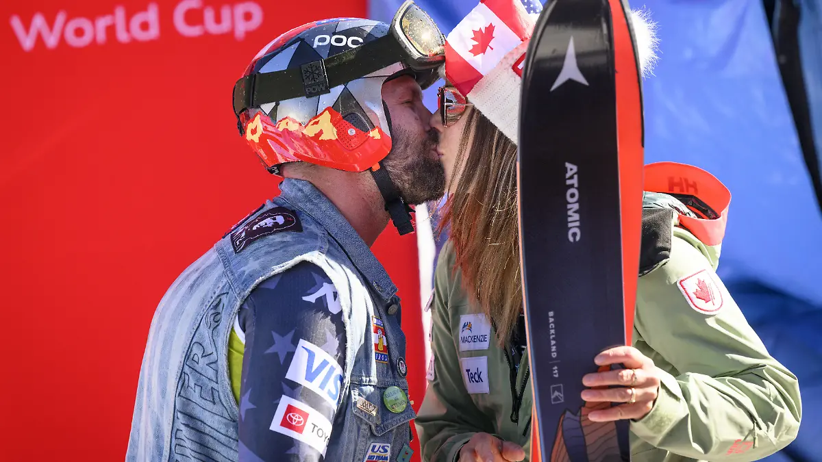 Ski-Traumpaar Marie-Michèle Gagnon und Travis Ganong im Baby-Glück