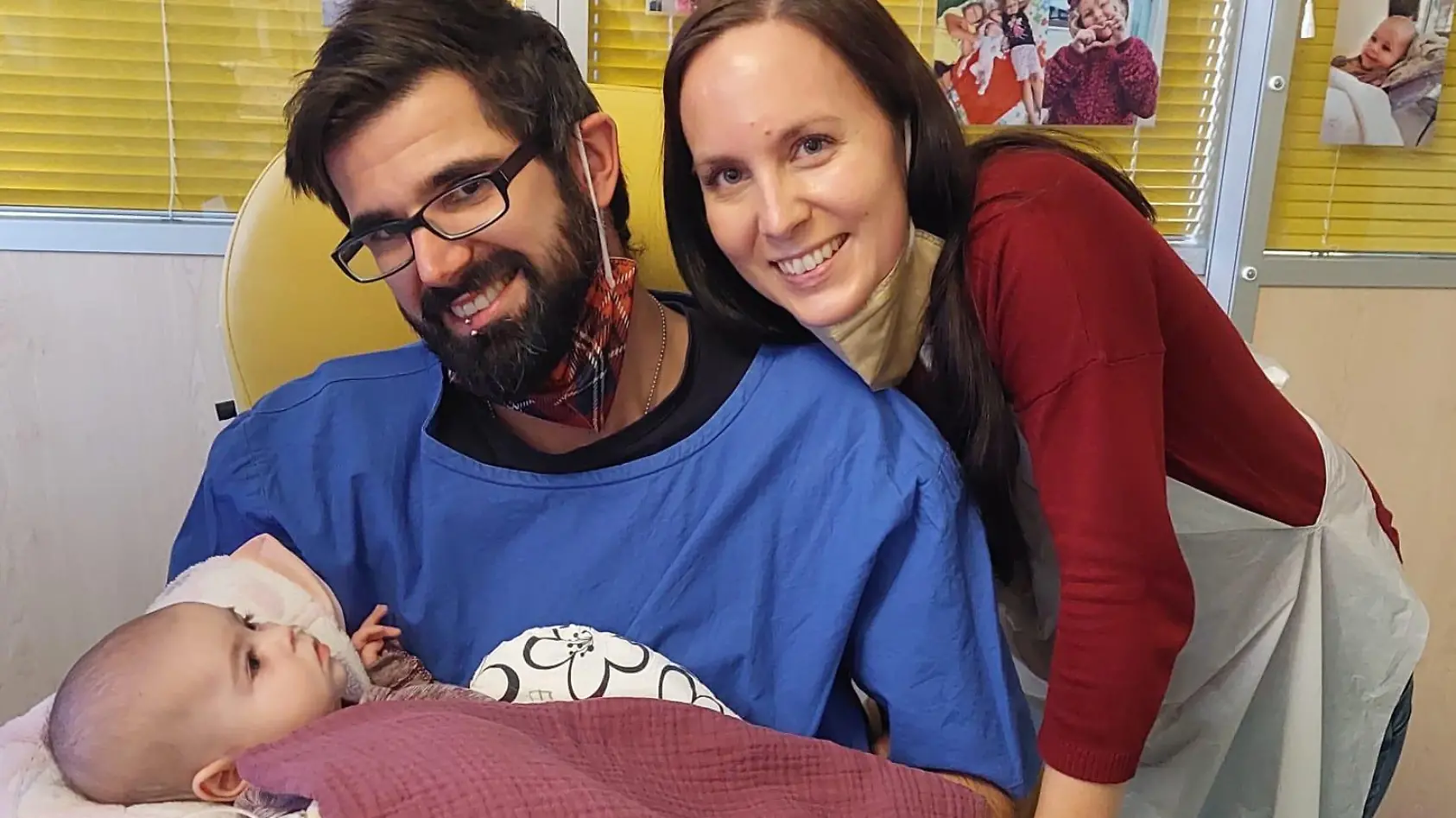 Winziges Spenderherz rettet Baby Louisa das Leben