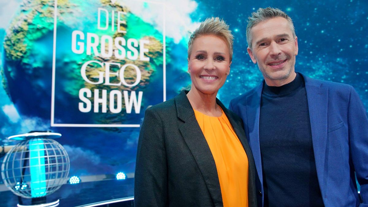 "Die große GEO-Show": Moderatorin Sonja Zietlow und GEO-Experte Dirk ...