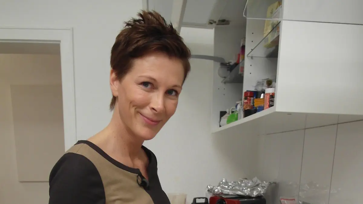 Alexandra ist bereits am Morgen bestens gelaunt
