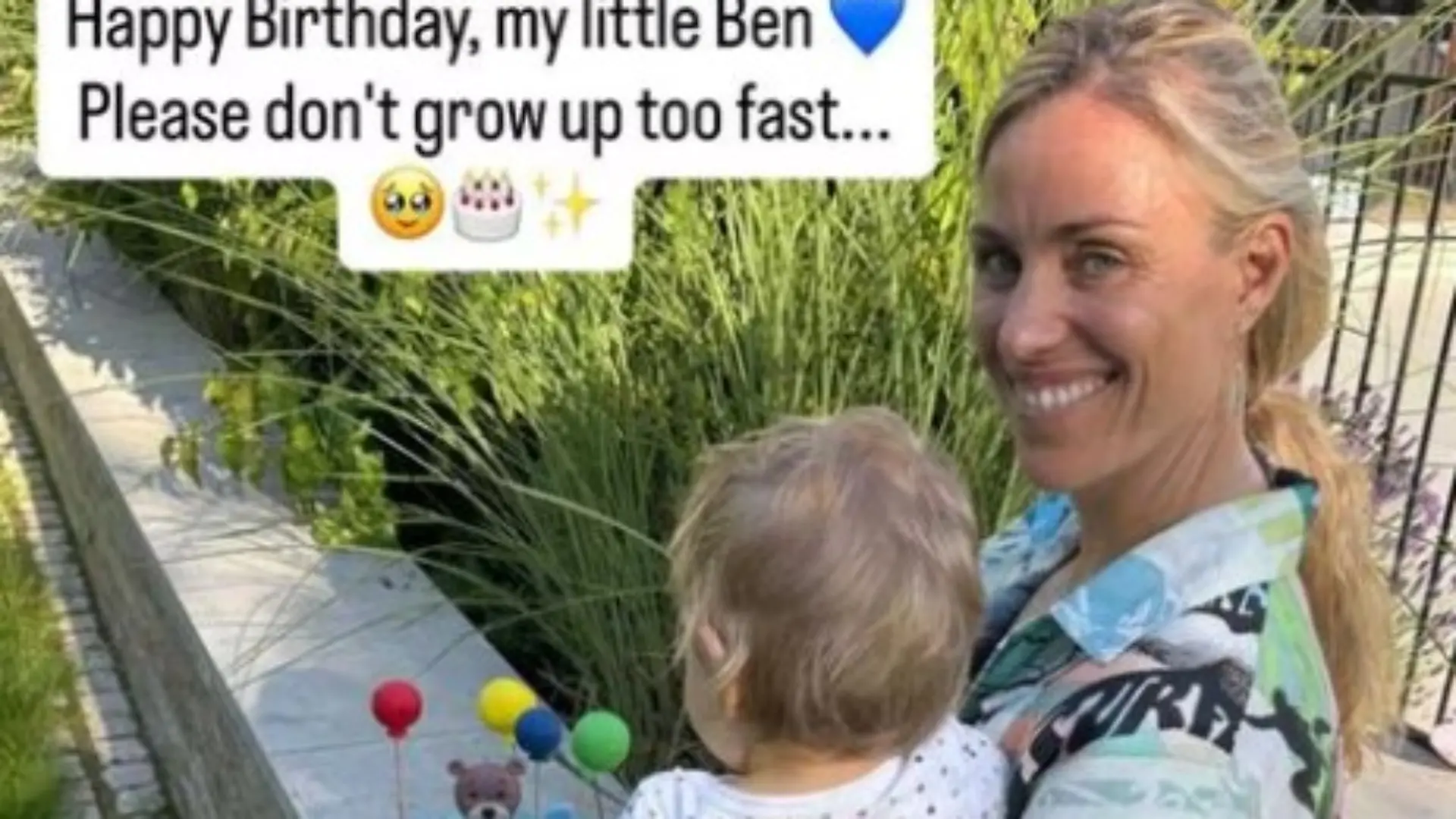 Angelique Kerber teilt süßes Geburtstagsfoto ihrer Kinder