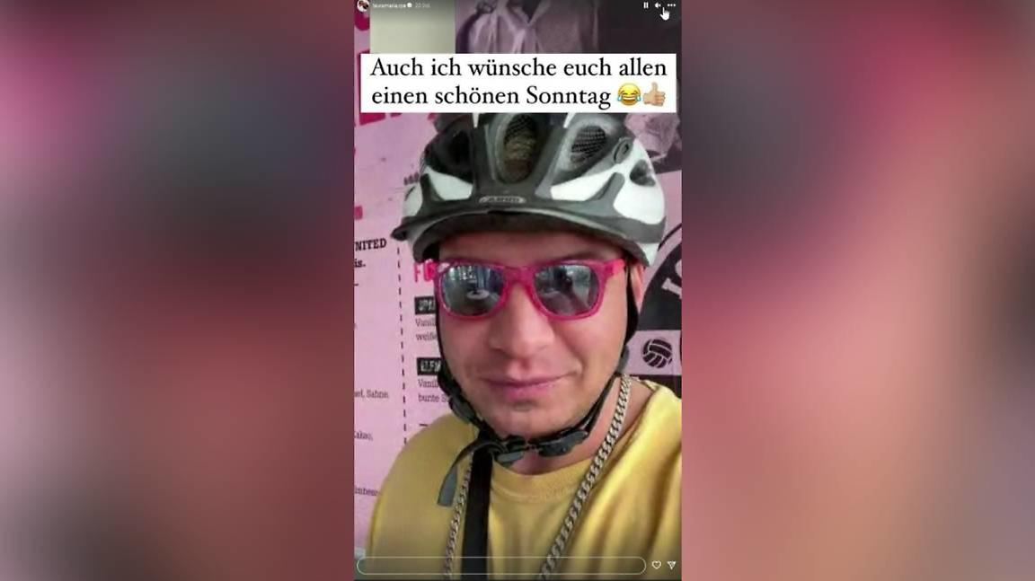 Huch! Was macht der denn da? Pietro Lombardi "crasht" Lauras Baby-Update