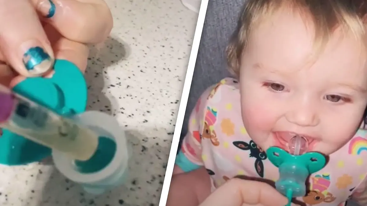 Mutter verrät genialen Trick: So nimmt Baby gern Medizin