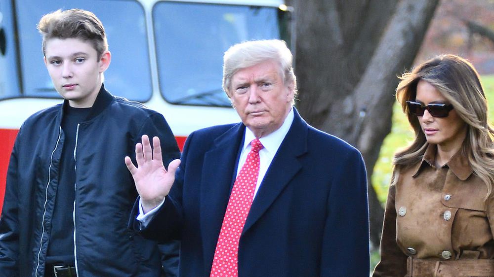 Donald Trump: Sohn Barron hatte nur "zwei Sekunden" lang Corona