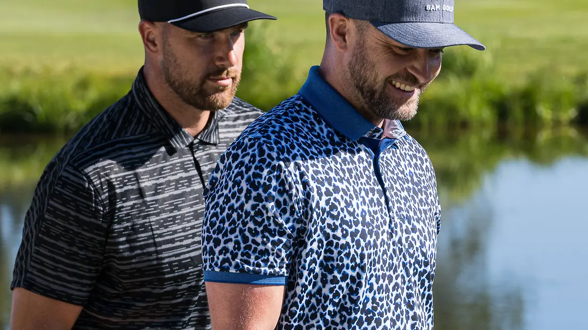 NFL-Star Travis Kelce schwingt mit Pop-Titan Justin Timberlake auf dem ...