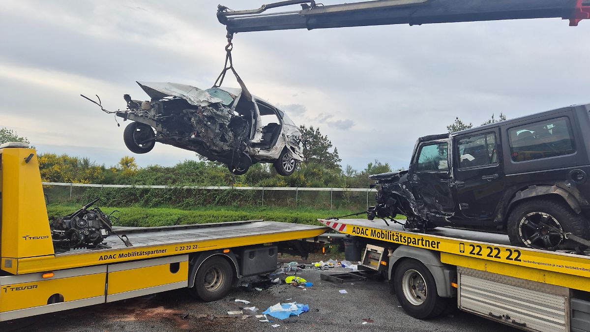 Schone Unfall Auf Der A60 Fotos